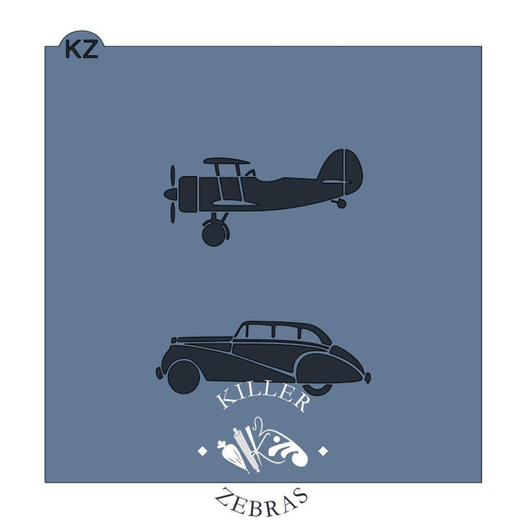 Vintage Vehicles Stencil - Etsy