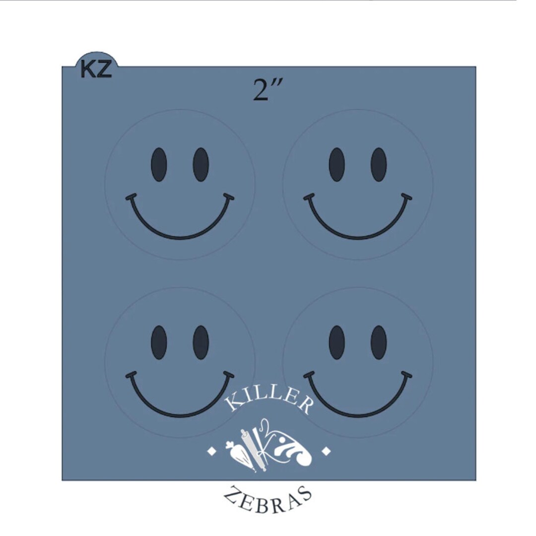 Smiley Faces Stencils - Etsy