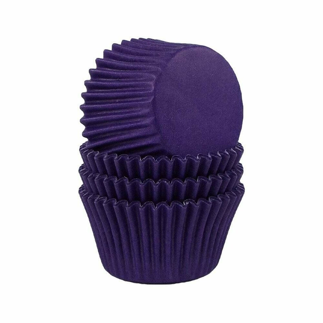 Purple Cupcake Baking Liners 180/pkg - Etsy