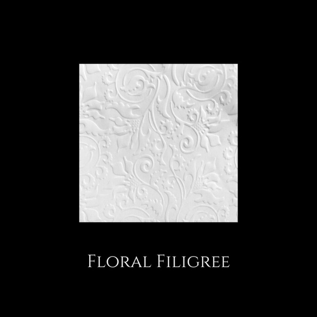 Floral Filigree Embossing Sheets 6/pkg - Etsy