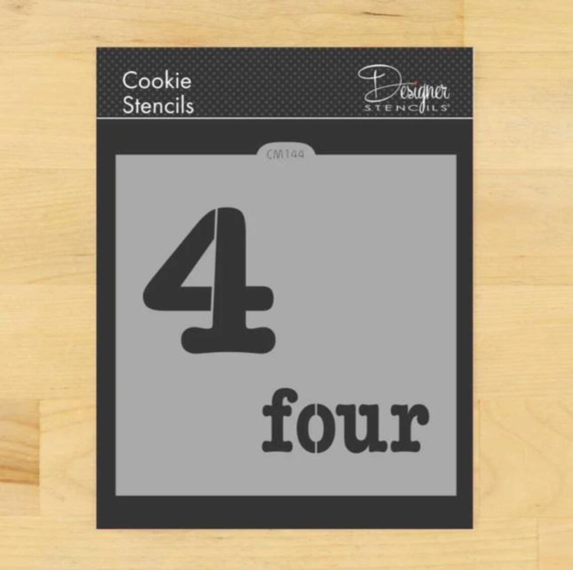 Number Four Stencil - Etsy