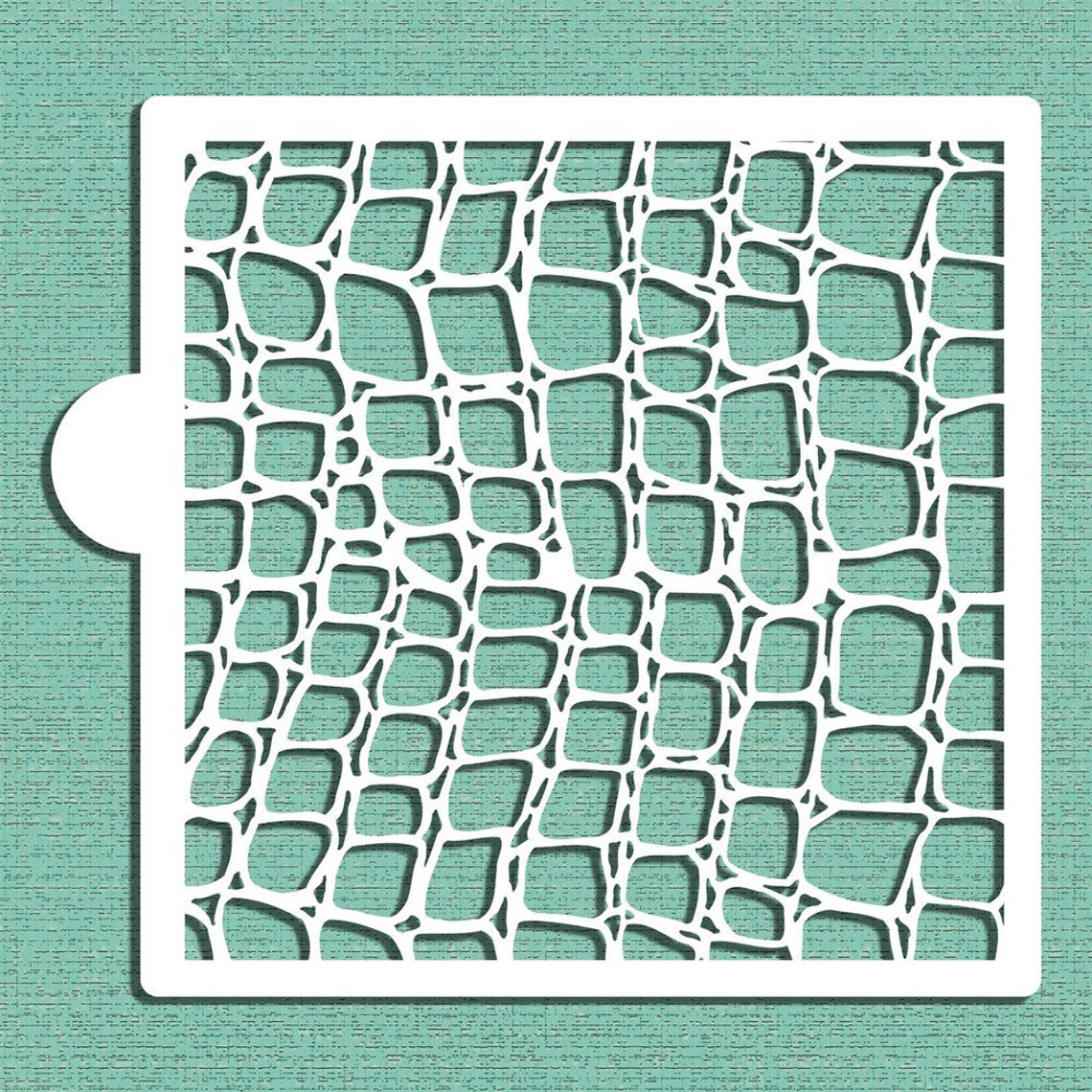 Crocodile Print Stencil - Etsy
