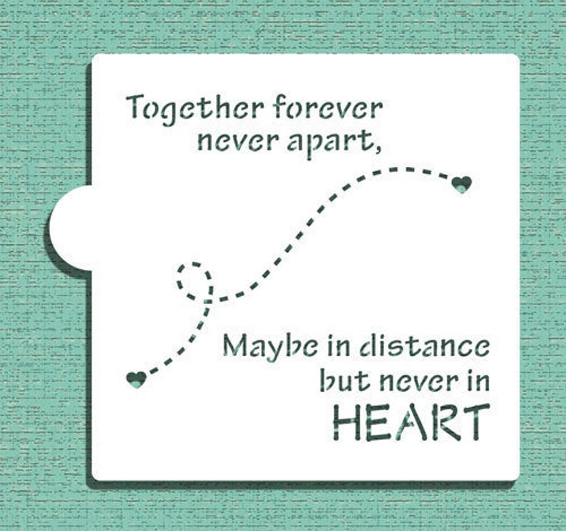 Together Forever Stencil - Etsy