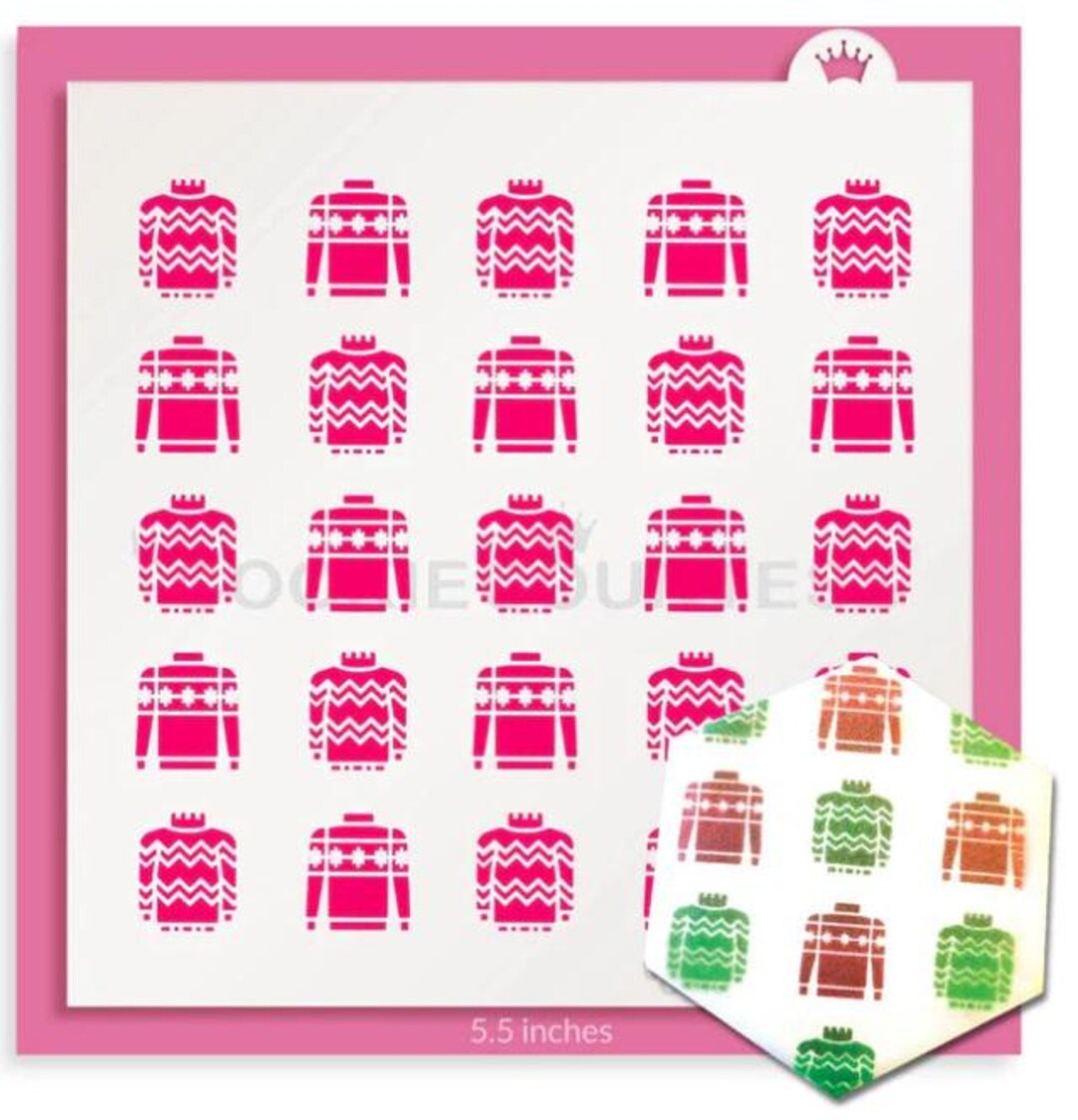 Sweaters Stencil - Etsy