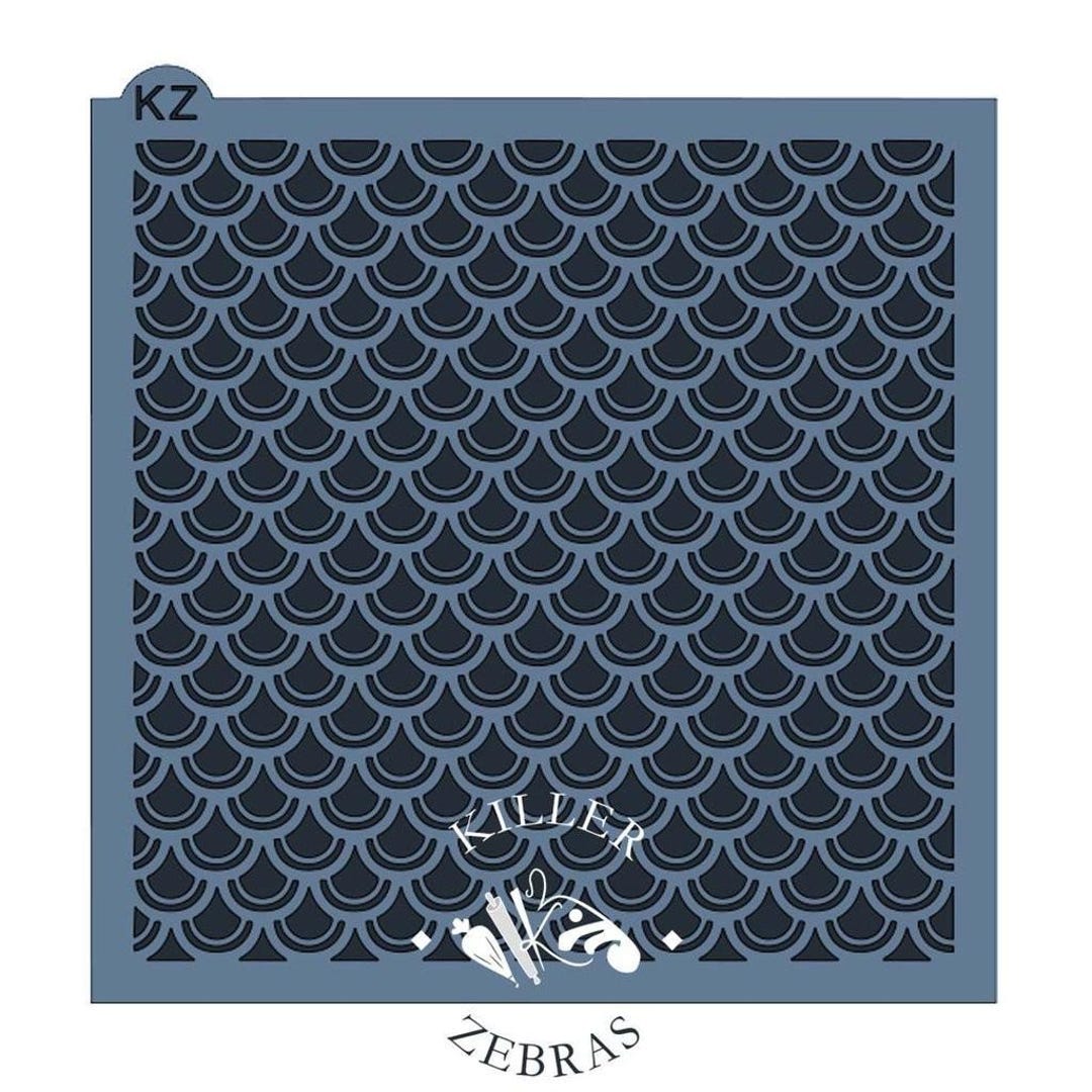 Mermaid Scales Stencil - Etsy