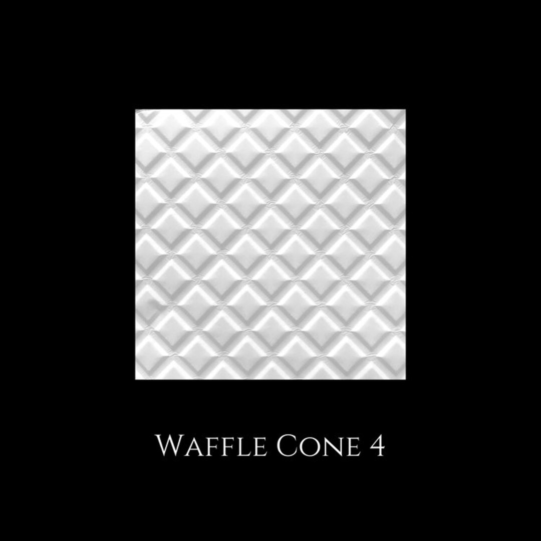 Waffle Cone 4 Embossing Sheets 6/pkg - Etsy