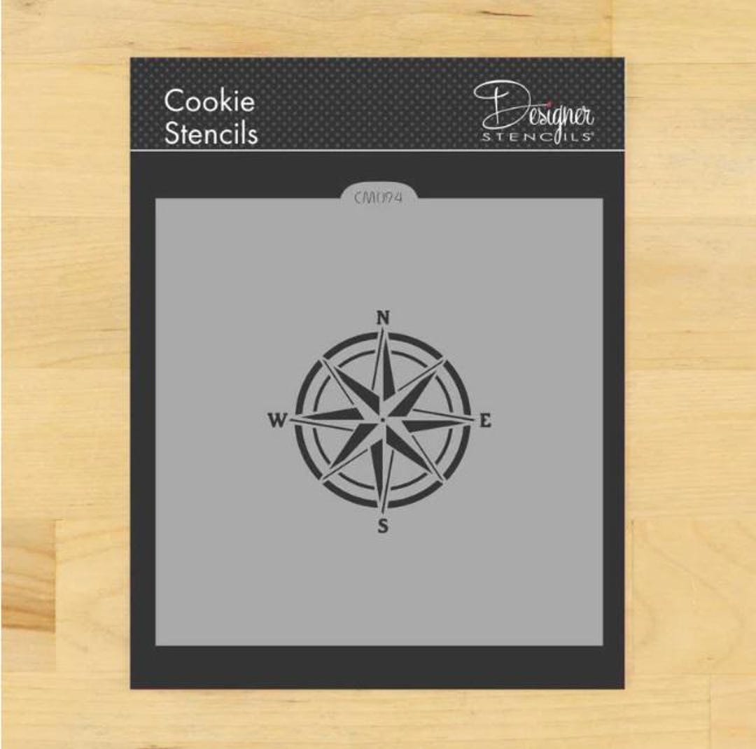 Compass Rose Stencil - Etsy