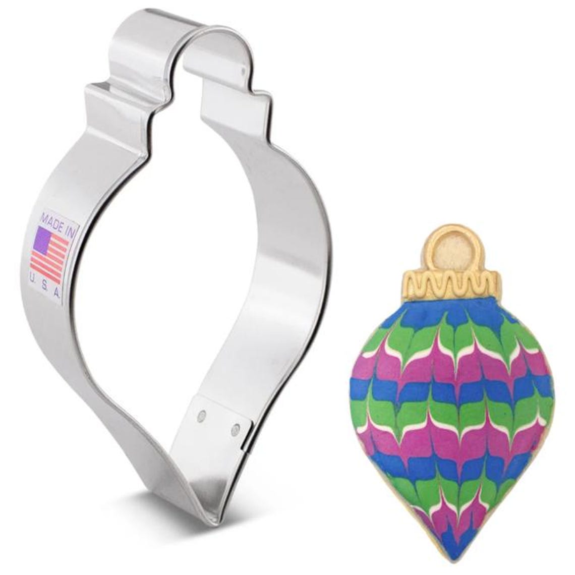 Teardrop Bauble Cookie Cutter - Etsy