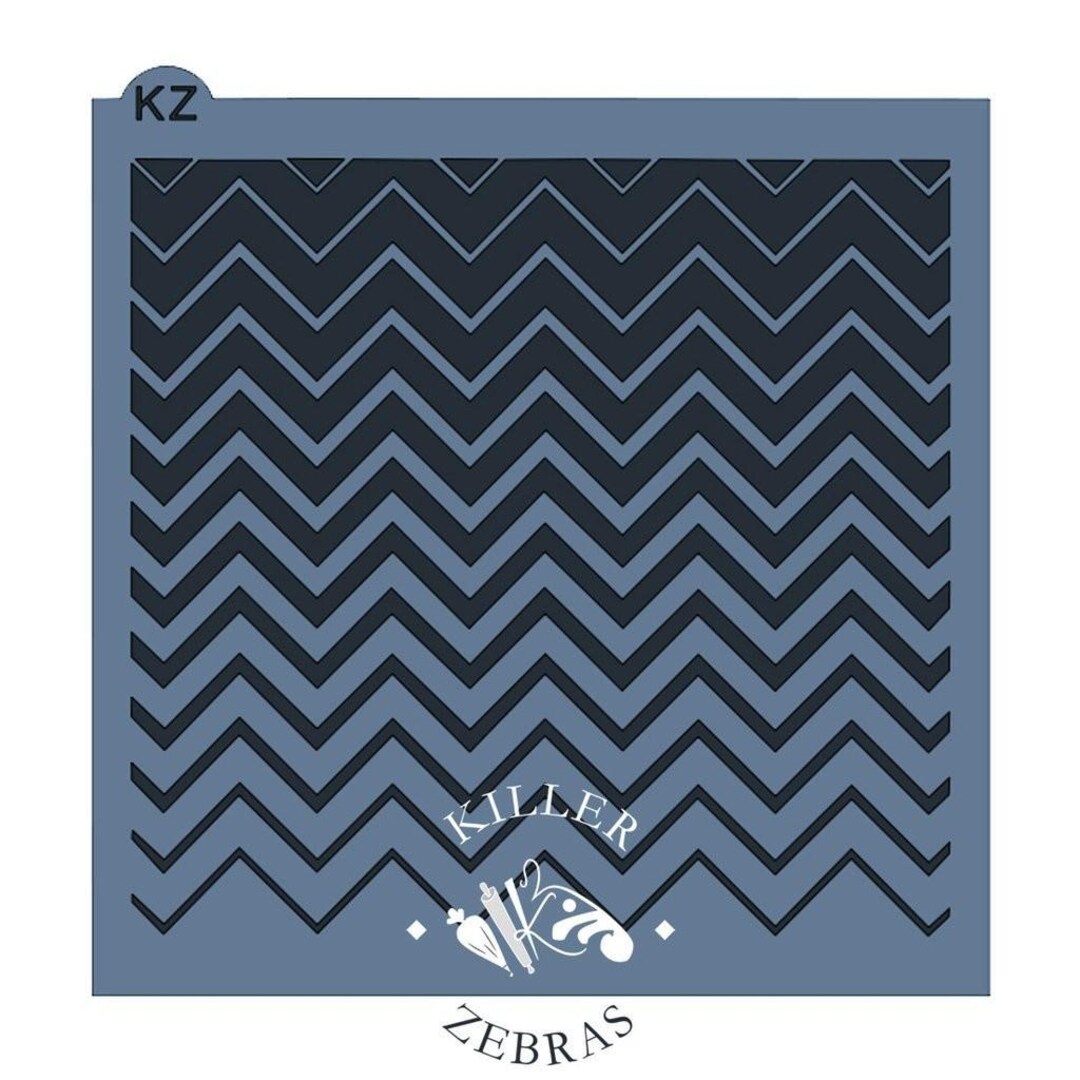 Ombre Chevron Stencil - Etsy