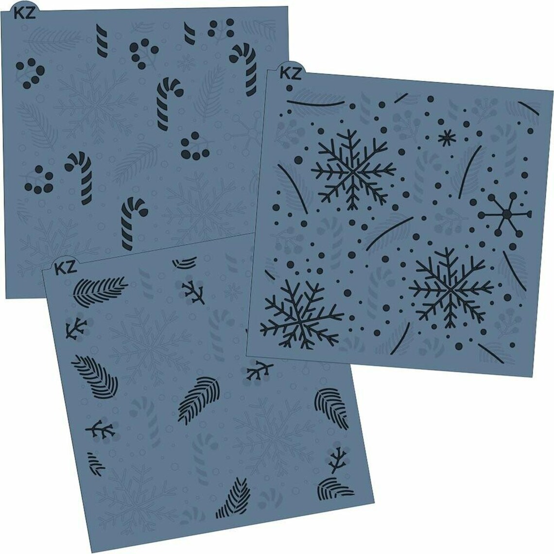 Tis the Season Stencil 3 Pc - Etsy