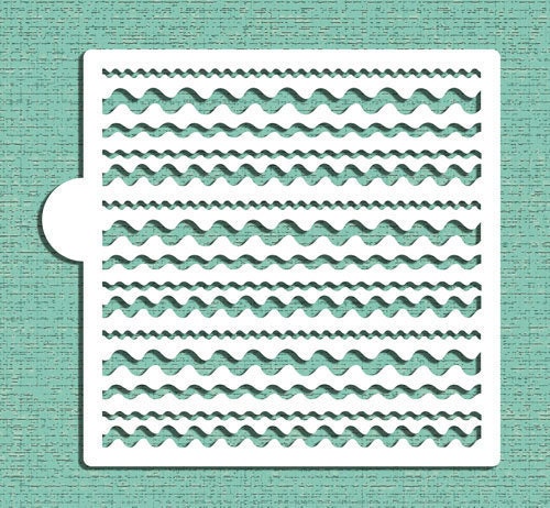 Ric Rac Stencil - Etsy