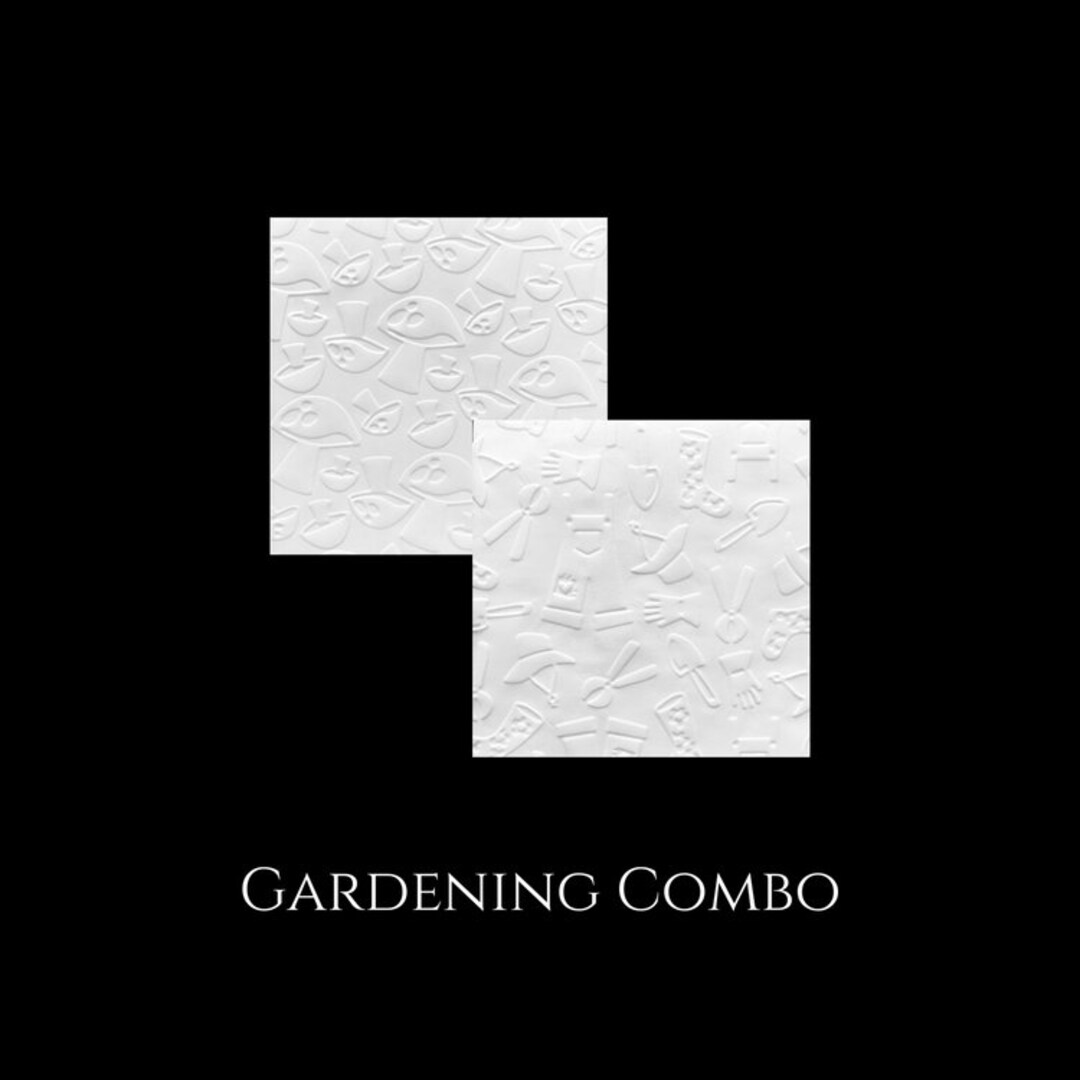 Gardening Combo Embossing Sheets 6/pkg - Etsy
