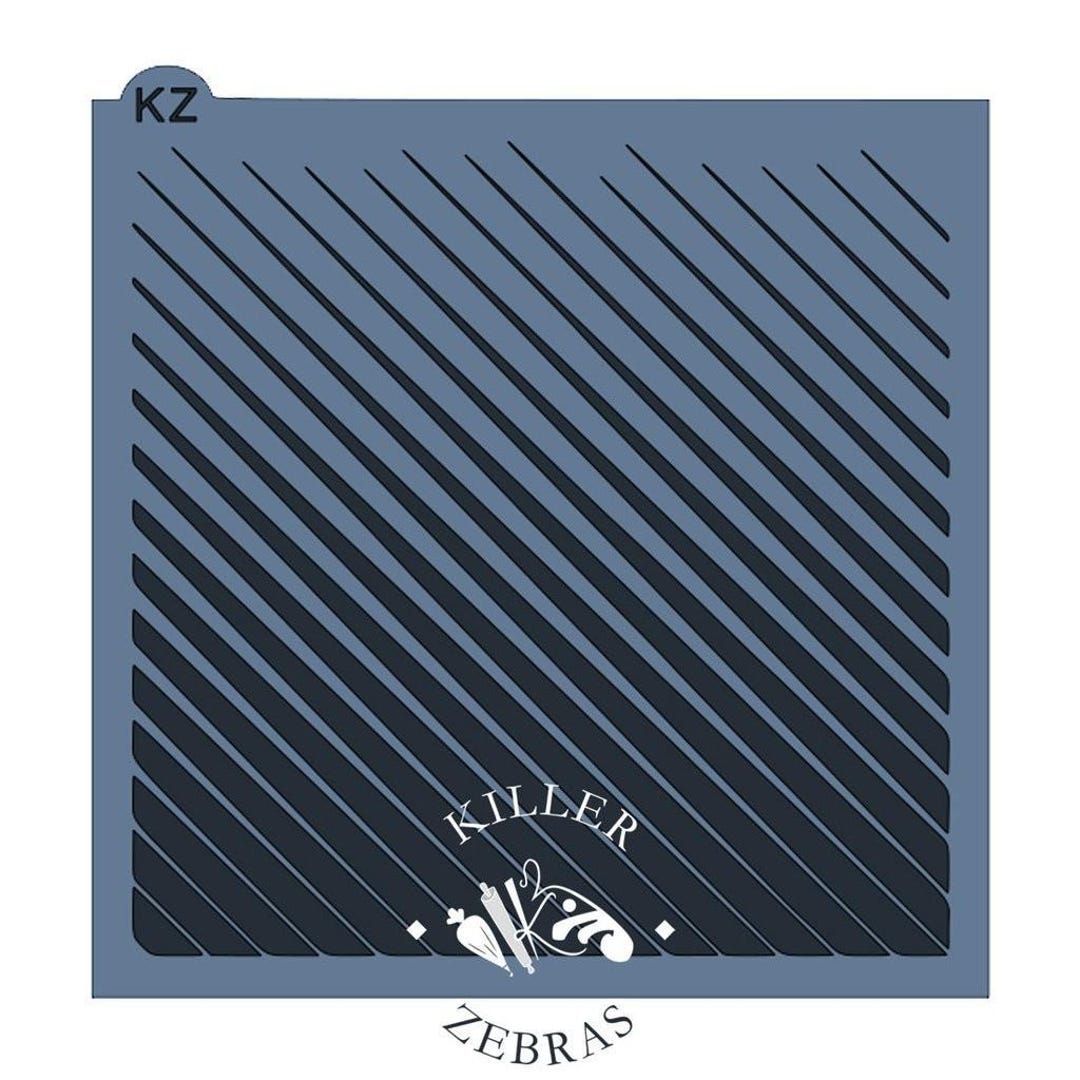 Ombre Stripes Stencil - Etsy