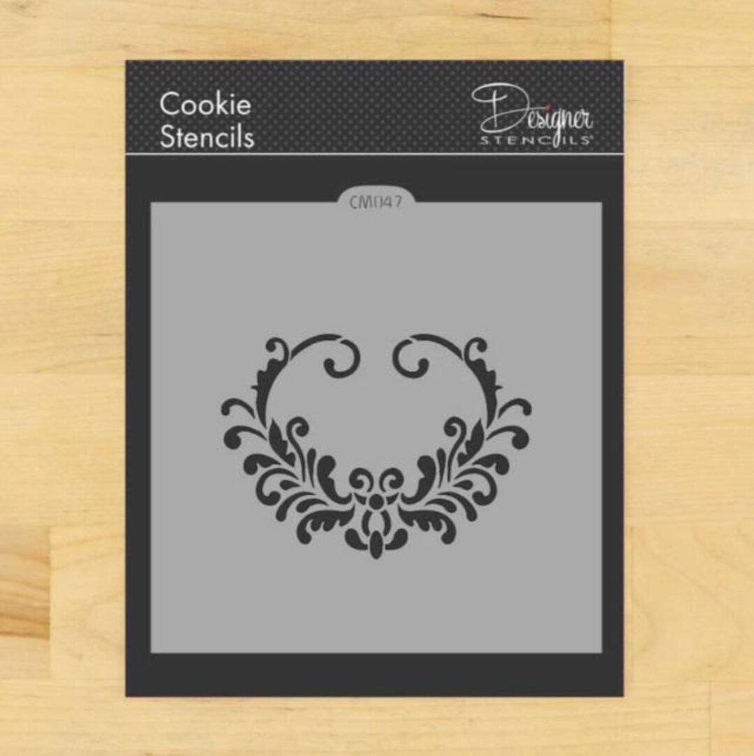 Oval Heart Stencil - Etsy