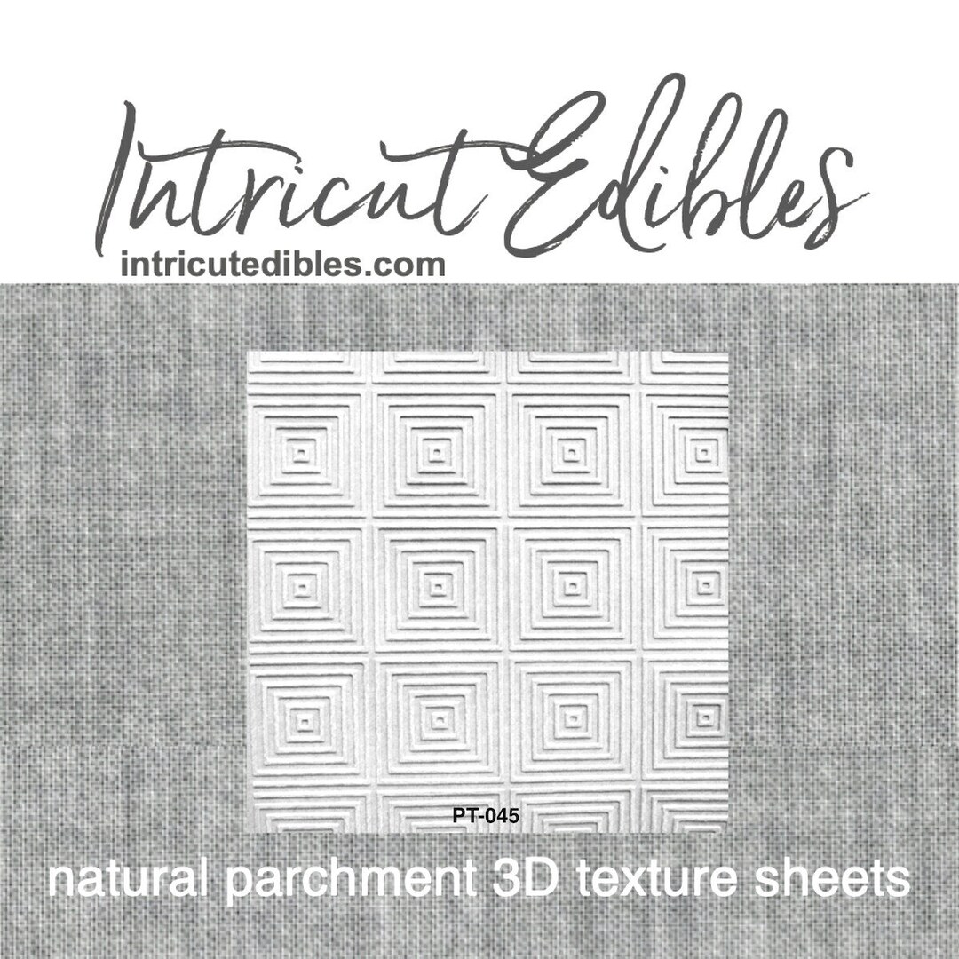 3D Parchment Texture Concentric Squares 6/pkg - Etsy