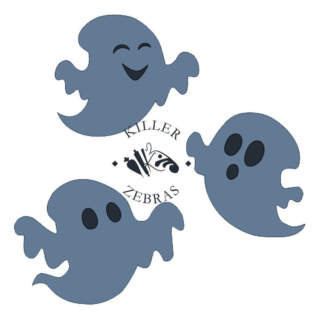 Ghosts Stencil Set 3 Pc - Etsy