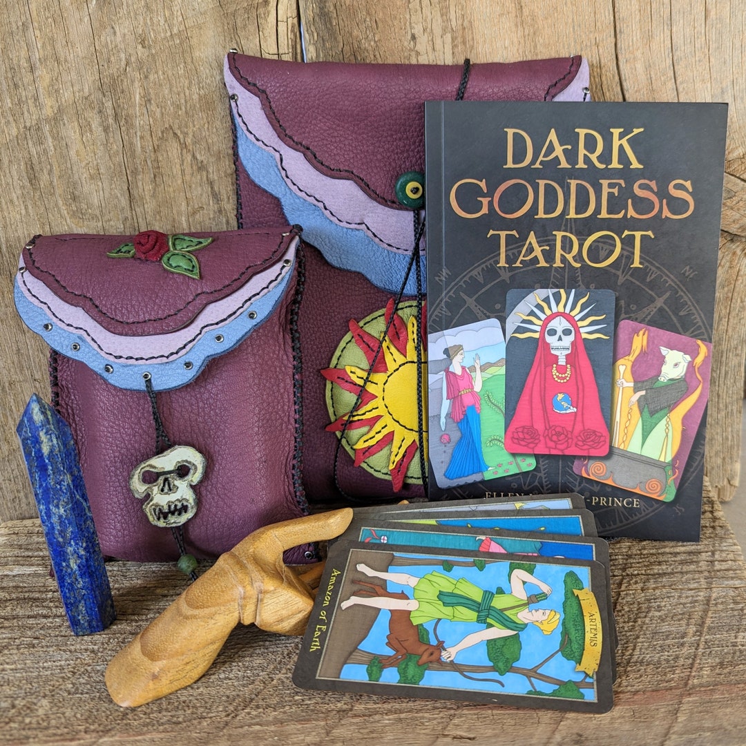 Tarot Set DARK GODDESS TAROT Divination Tools, Tarot Reader, Lapis ...