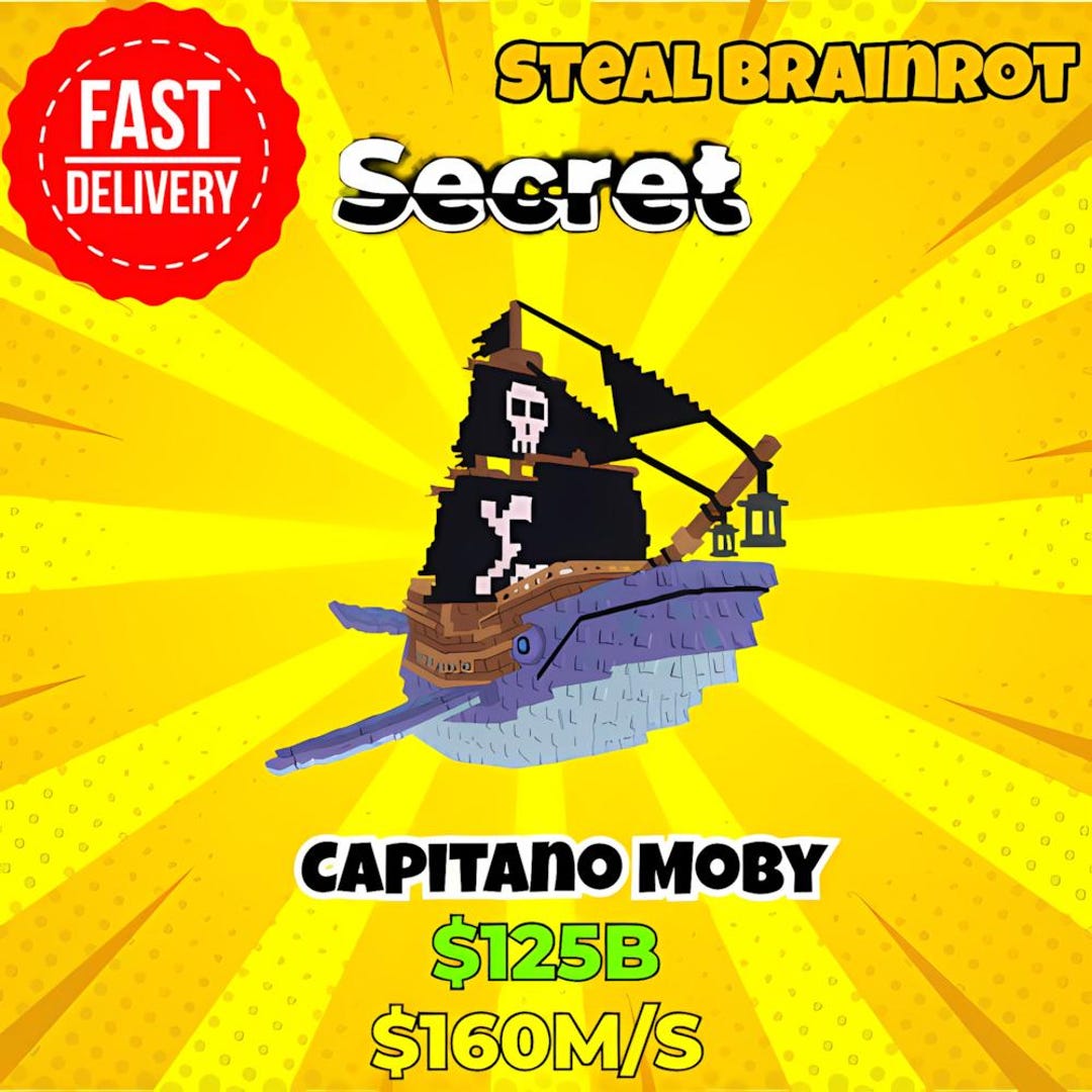 Capitano Moby | Steal a Brainrot | Instant Delivery - Etsy