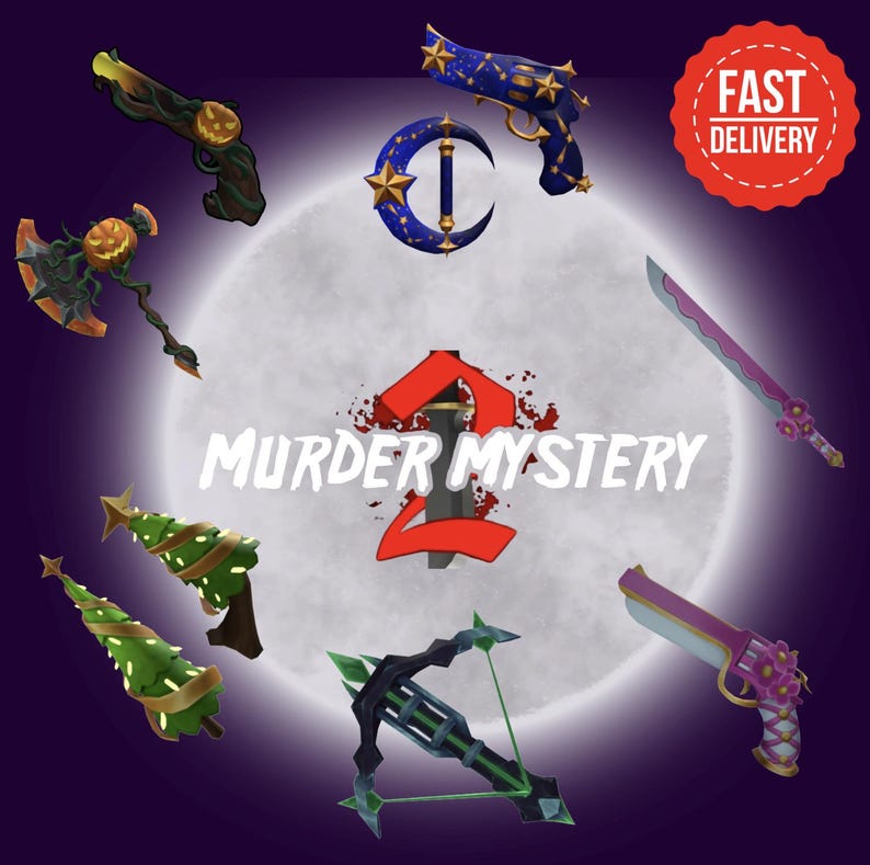 Chroma Luger | MM2 | Murder Mystery 2 Roblox - Etsy