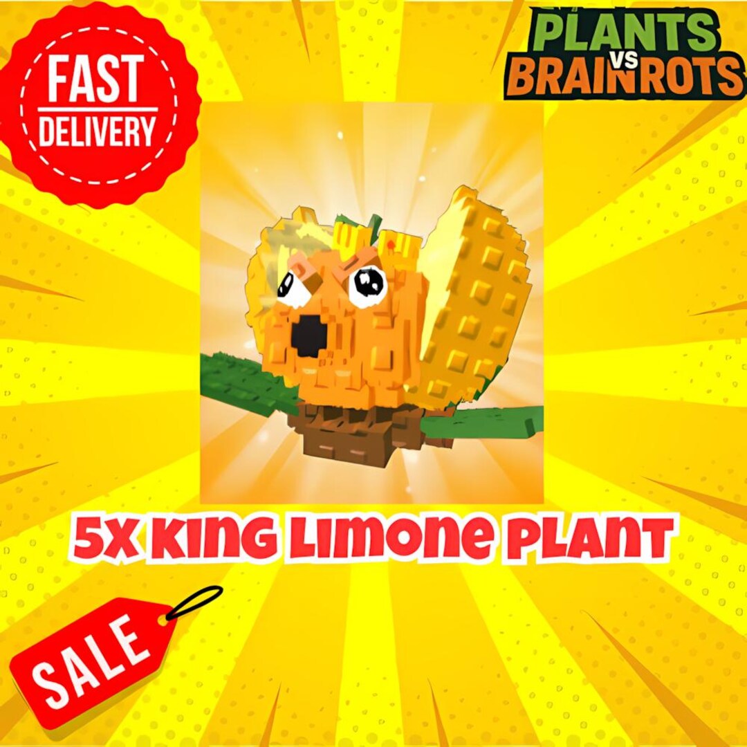 5x King Limone Plant| Plants VS Brainrot | Instant Delivery Roblox ...