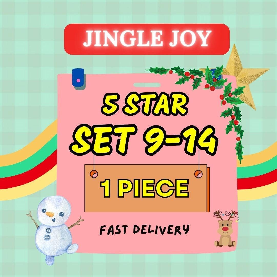 Mogo 5 Star Stickers 1 Piece Set 9-14 - Etsy