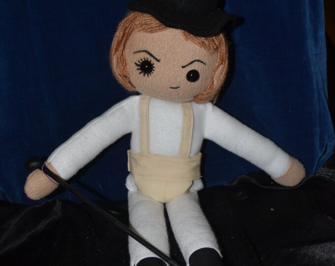 A Clockwork Orange Alex Delarge Plush Doll ON SALE Was 60 Now 55 - Etsy