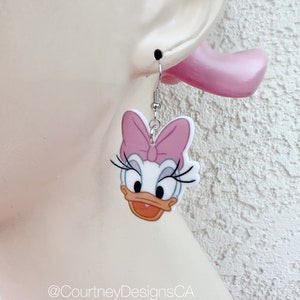 Disney Inspired Pastel Daisy Duck Earrings - Etsy