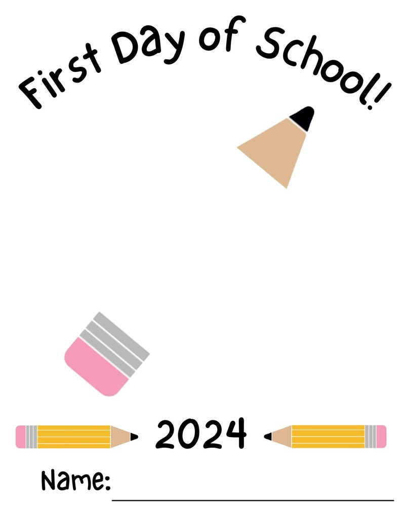 First Day of School Craft Back to School Craft School Craft First Day ...