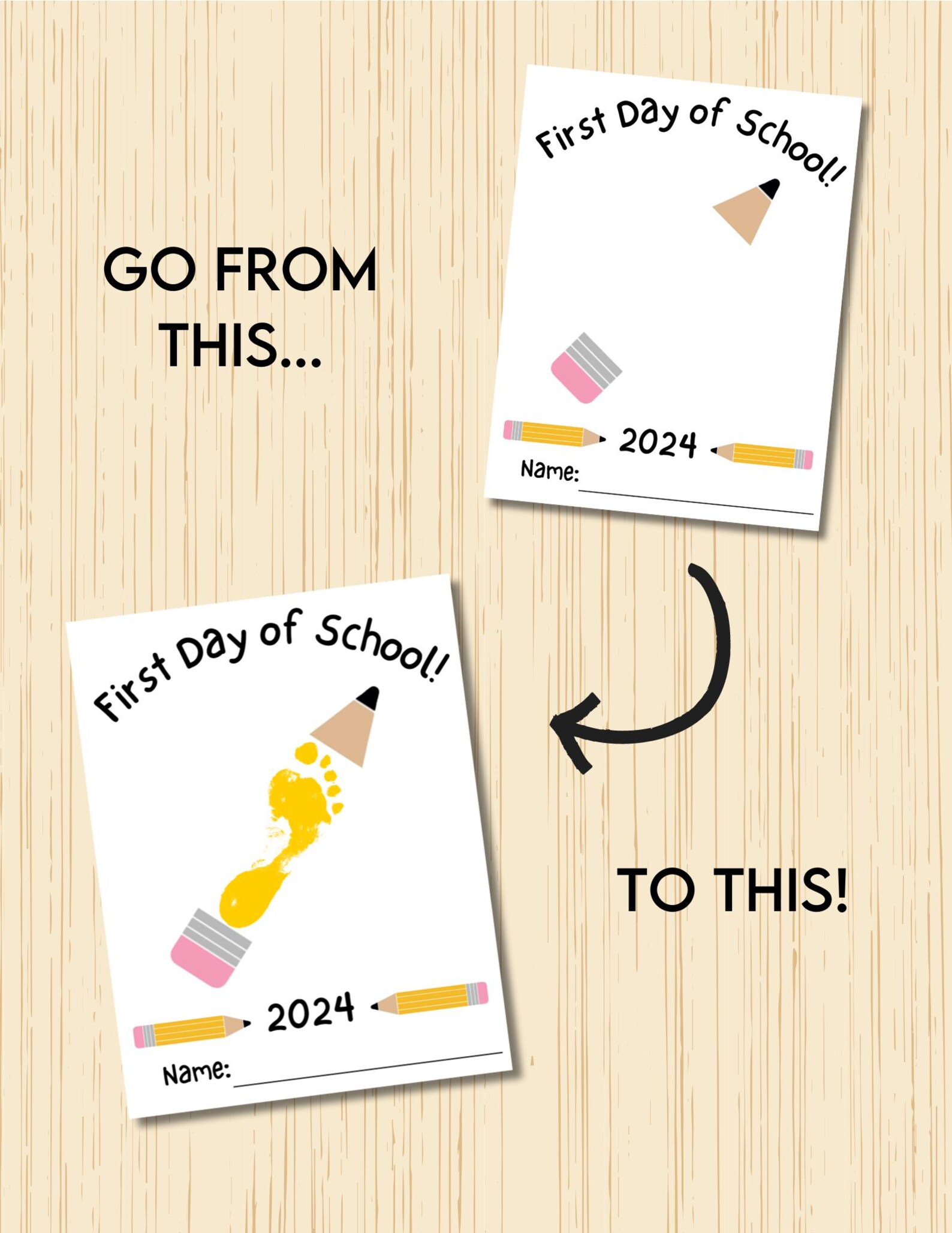 First Day of School Craft Back to School Craft School Craft First Day ...