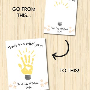 First Day of School Craft Back to School Craft School Craft First Day ...