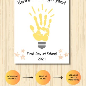 First Day of School Craft Back to School Craft School Craft First Day ...