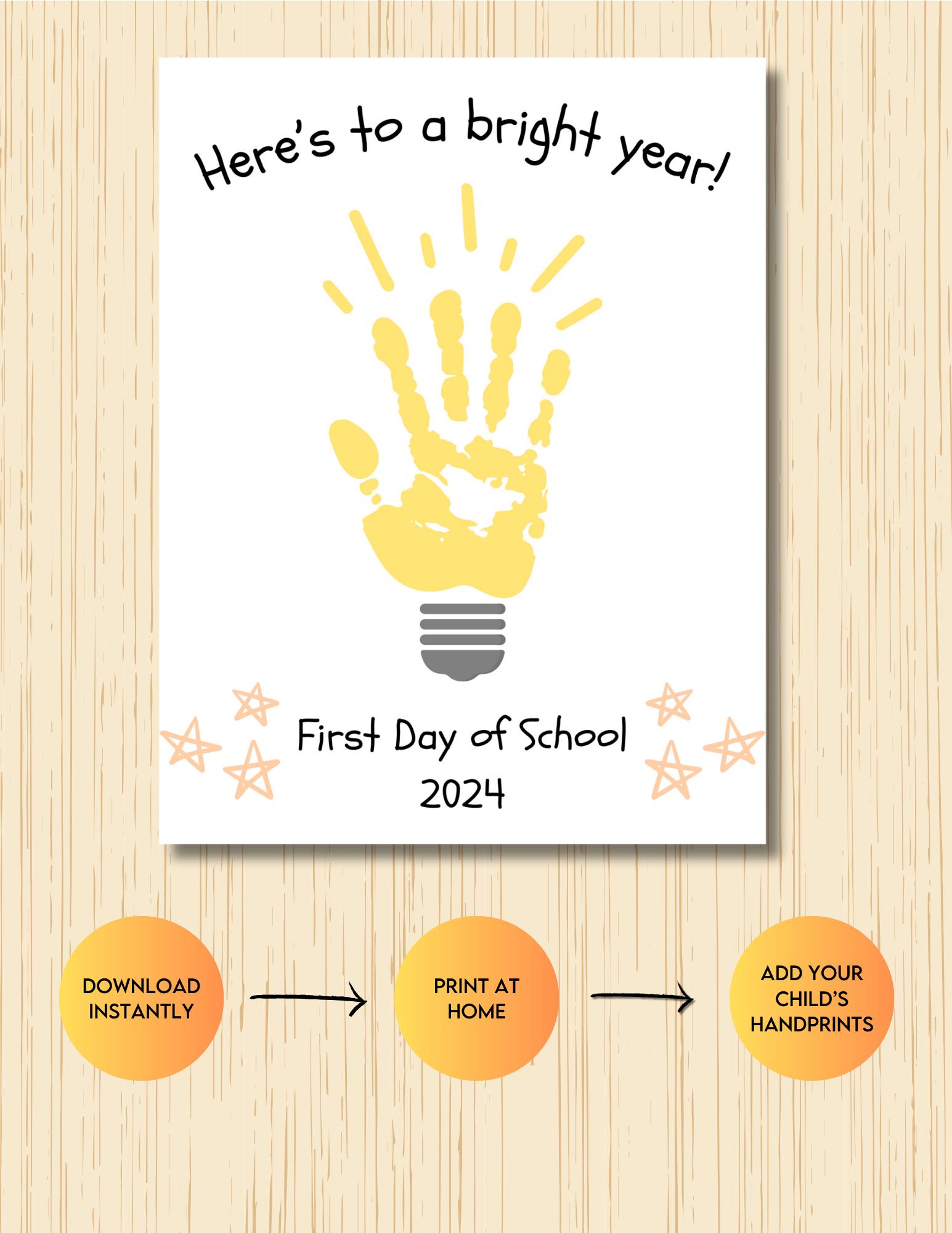 First Day of School Craft Back to School Craft School Craft First Day ...