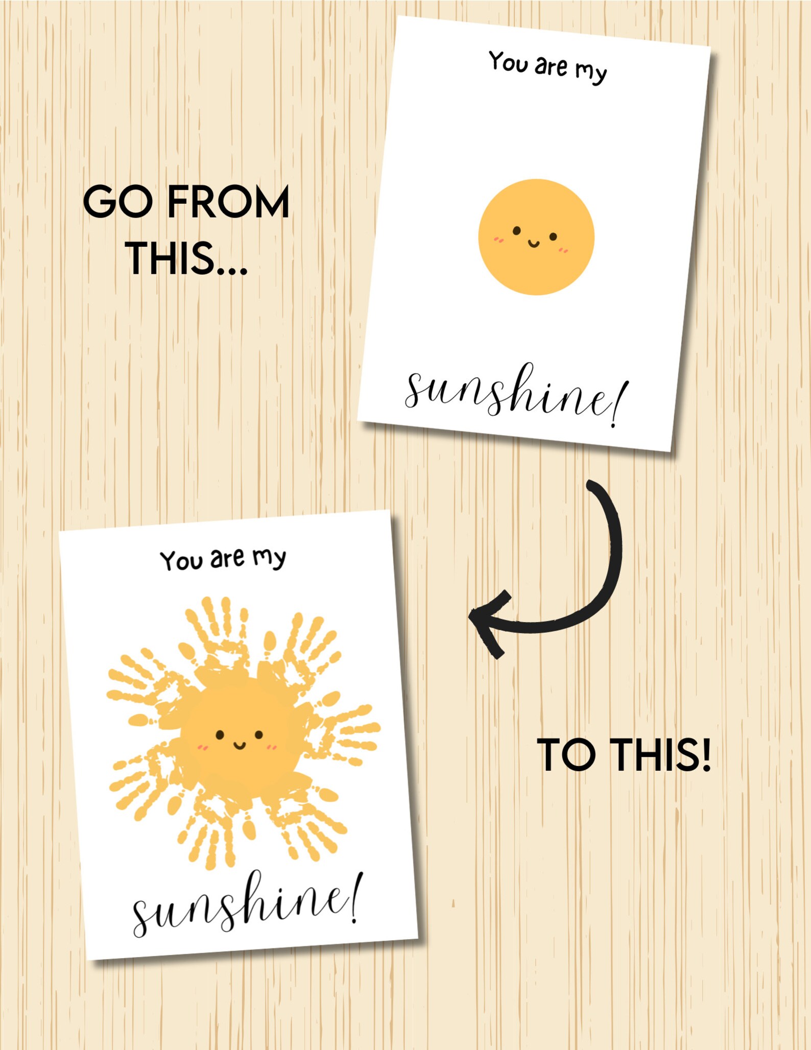 Summer Craft Sunshine Handprint Craft Sunshine Craft Summertime 8.5x11 ...