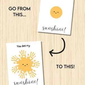 Summer Craft Sunshine Handprint Craft Sunshine Craft Summertime 8.5x11 ...