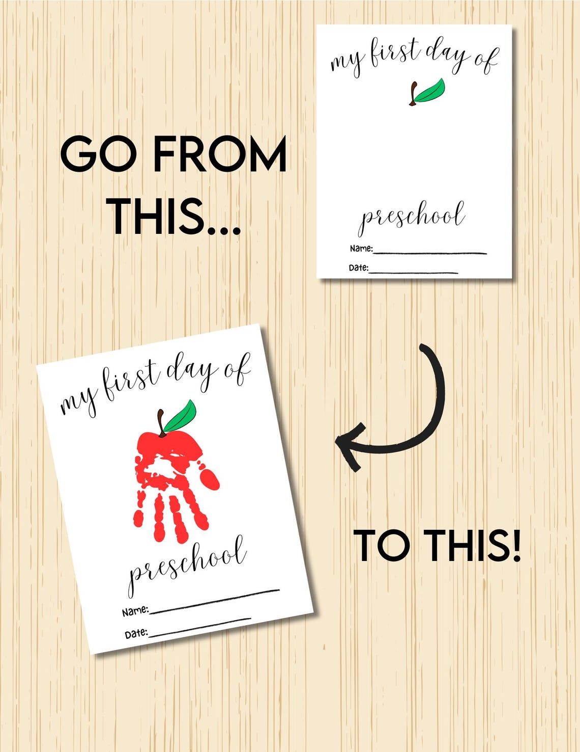 First Day of School Craft Back to School Craft School Craft First Day ...