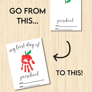 First Day of School Craft Back to School Craft School Craft First Day ...