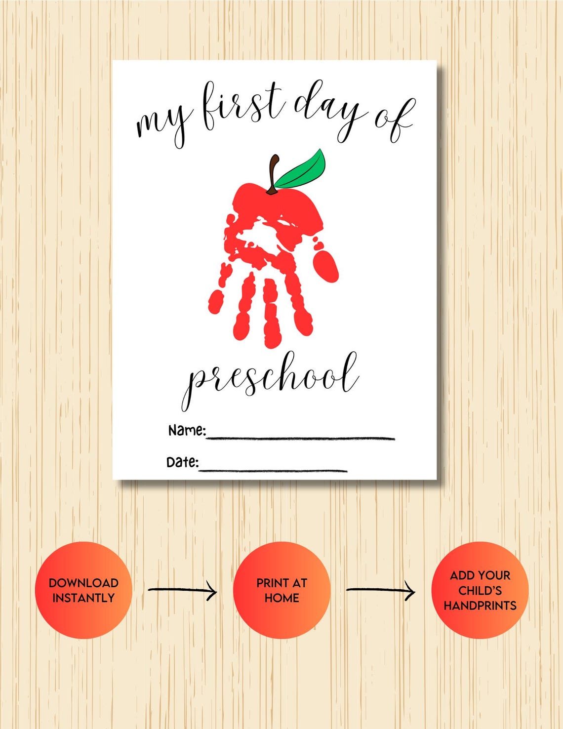 First Day of School Craft Back to School Craft School Craft First Day ...