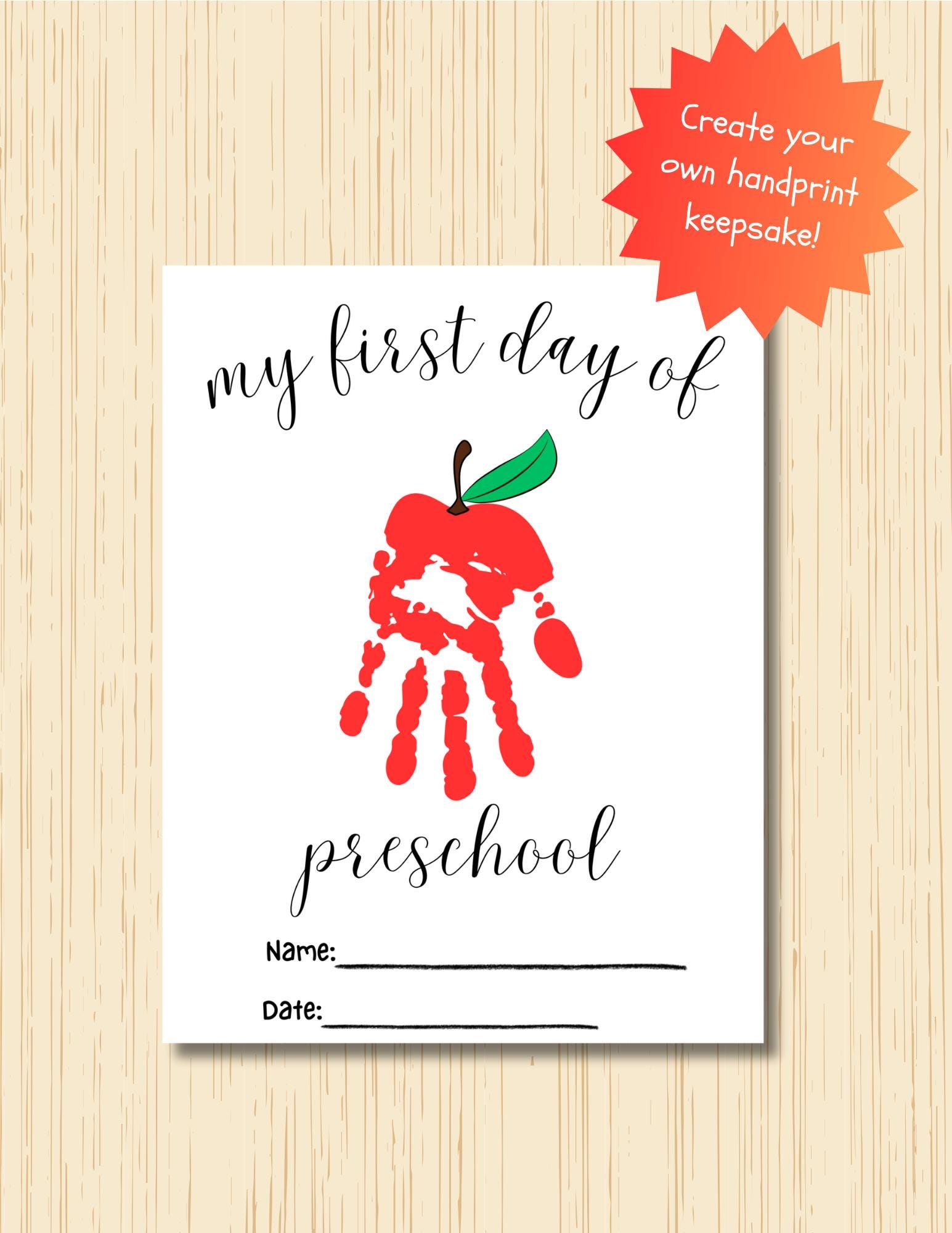 First Day of School Craft Back to School Craft School Craft First Day ...