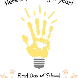 First Day of School Craft Back to School Craft School Craft First Day ...