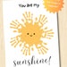 Summer Craft Sunshine Handprint Craft Sunshine Craft Summertime 8.5x11 ...