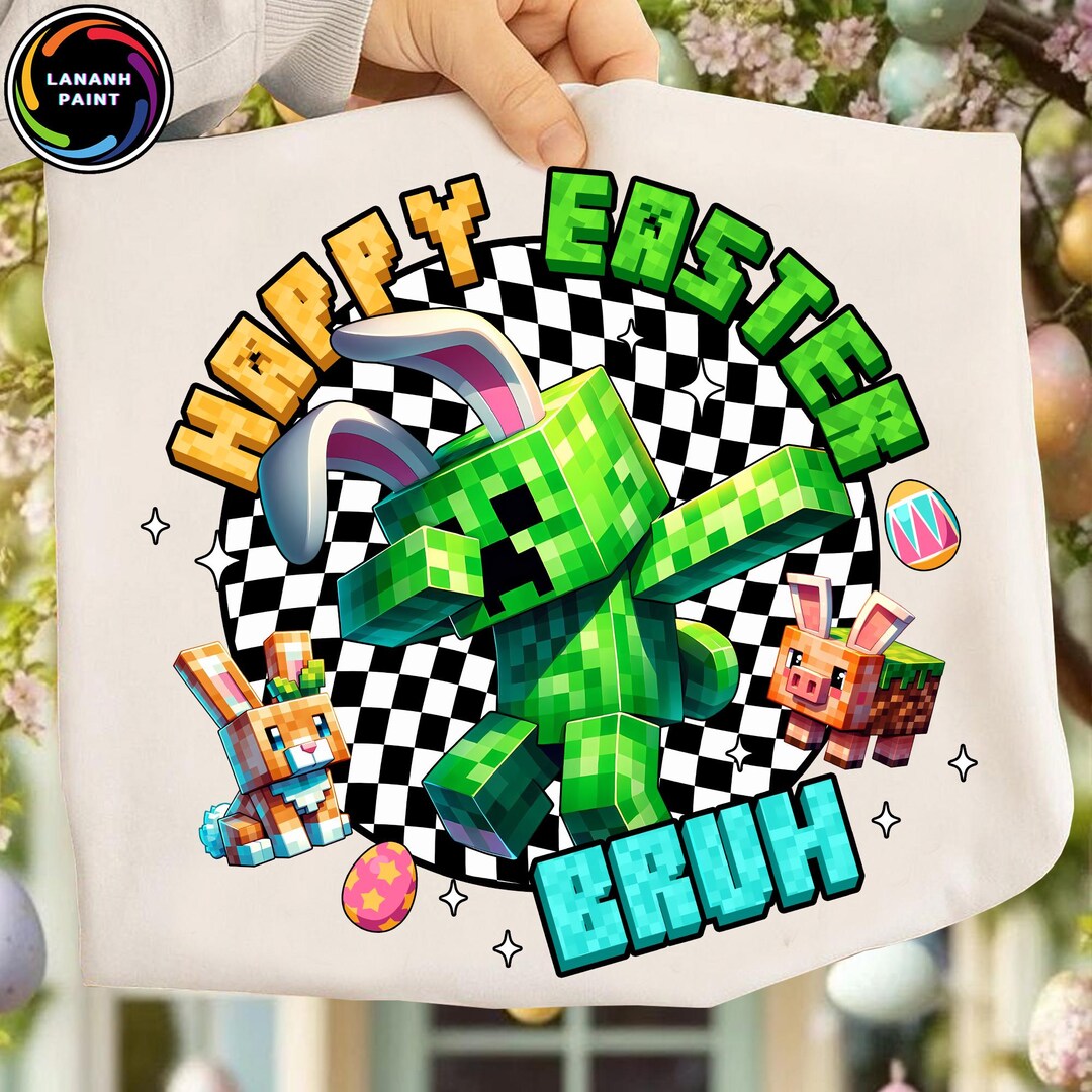 Retro Easter Png, Cartoon Movie Png, Happy Easter Bruh Png, Boys Mining ...