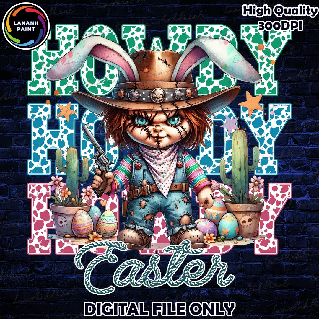 Killer Easter Squad Png, Horror Easter Png, Howdy Easter Png, Horror ...