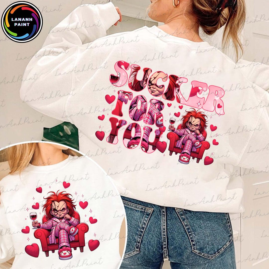 Pink Heart Valentine Horror Png, Scary Movie Valentine Png, Valentine ...