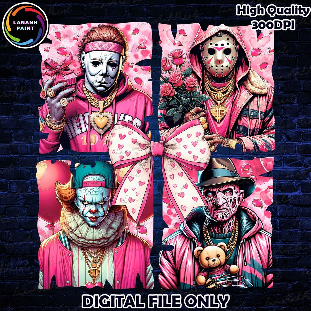Valentine Killer Png, Pink Killer Friends Png, ID Kill to Be Your ...