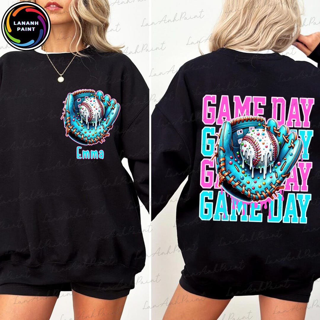 Baseball Game Day Drip PNG, Baseball Mom Png, Baseball Shirt Design Png ...