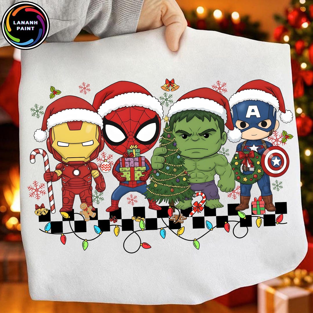 Merry Christmas PNG, Hohoho Christmas Png, Christmas Superhero ...