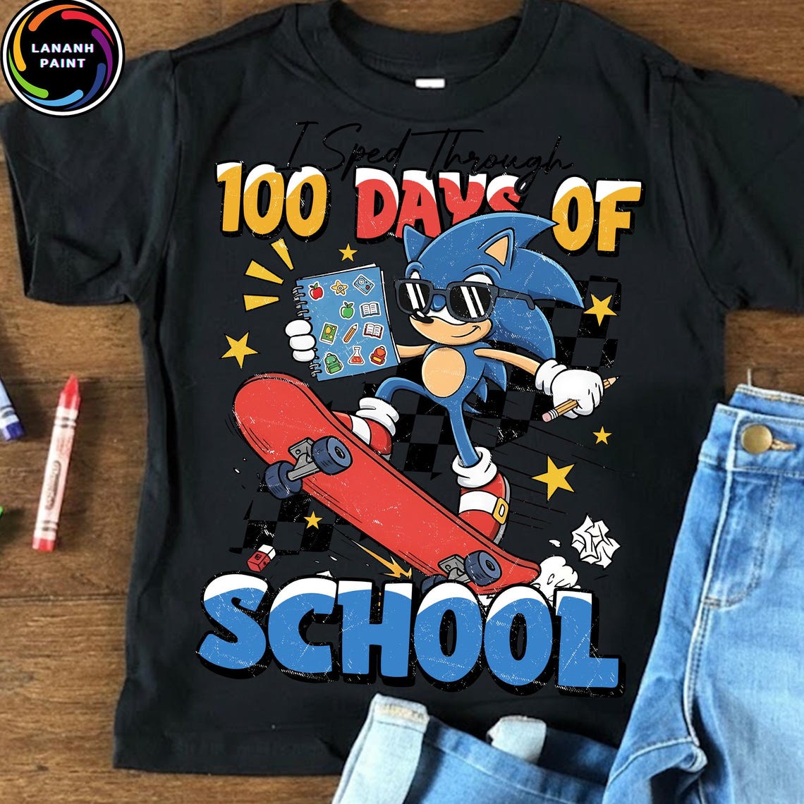 Speeding Into 100 Days of School PNG, Toddler 100 Days Boy Cartoon ...
