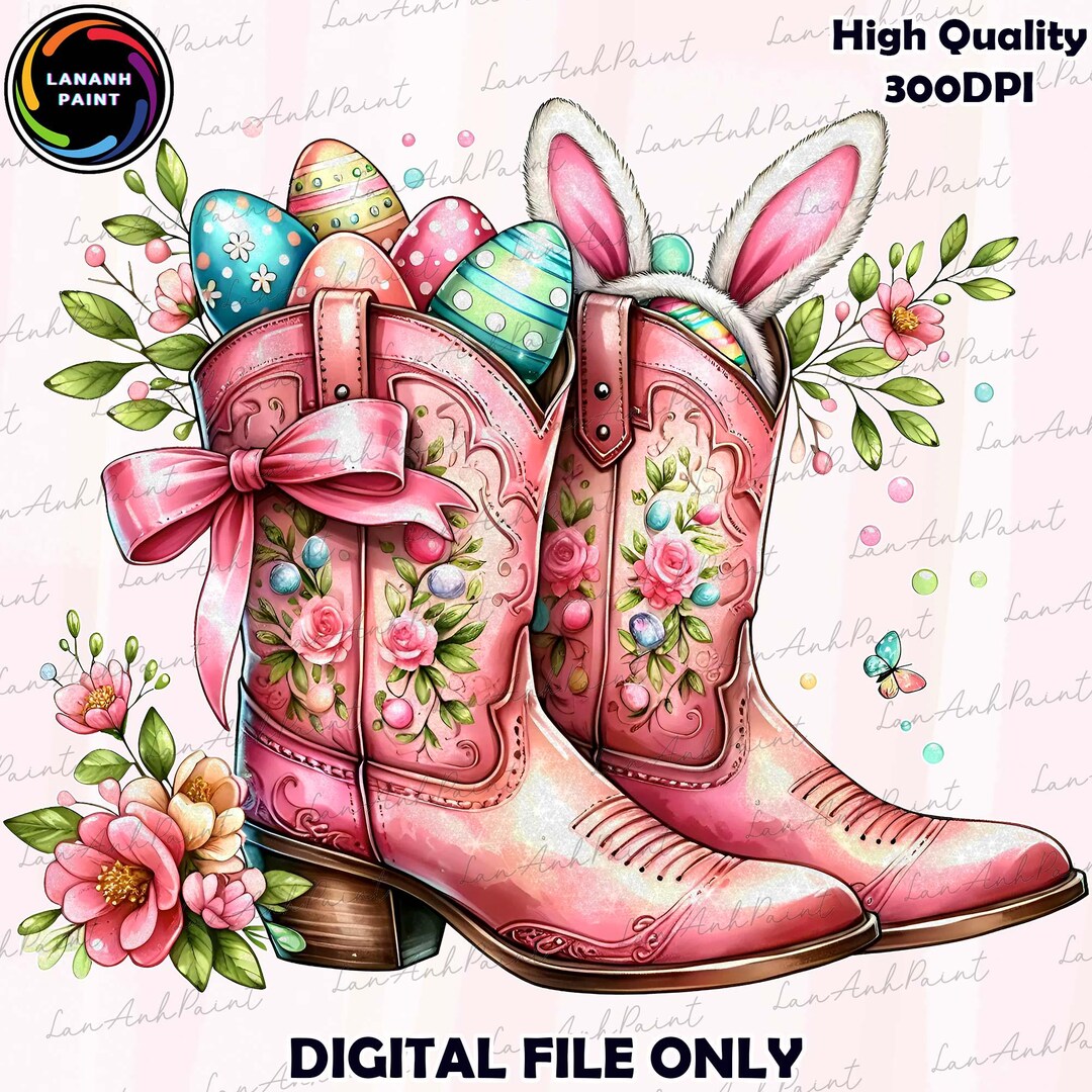 Cowboy Boots Easter Png, Howdy Easter Png, Funny Easter Png,western ...