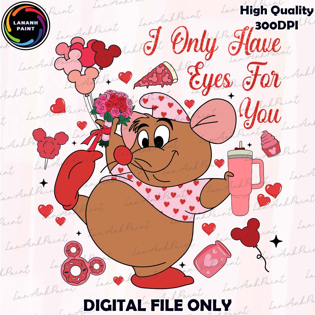Valentine Cartoon Character Png, I Only Have Eyes for You Png, Happy ...