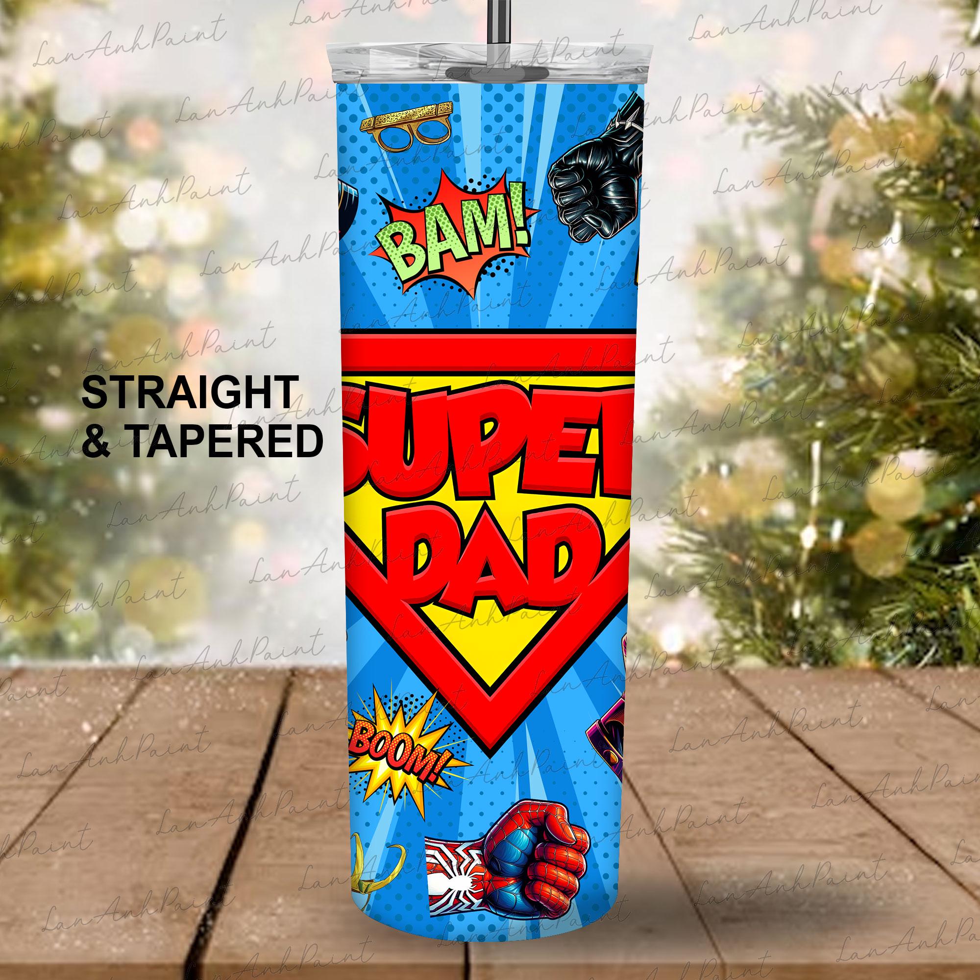 Superhero Fist Bump Tumbler Wrap Png, Super Dad 20OZ Tumbler Designs ...
